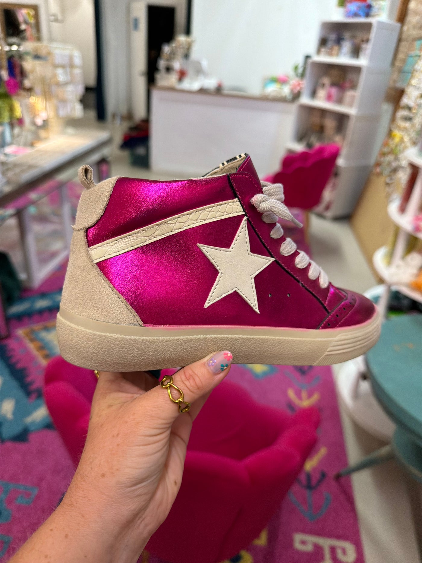 Metallic Miranda Sneaker – The Teal Gypsy Boutique