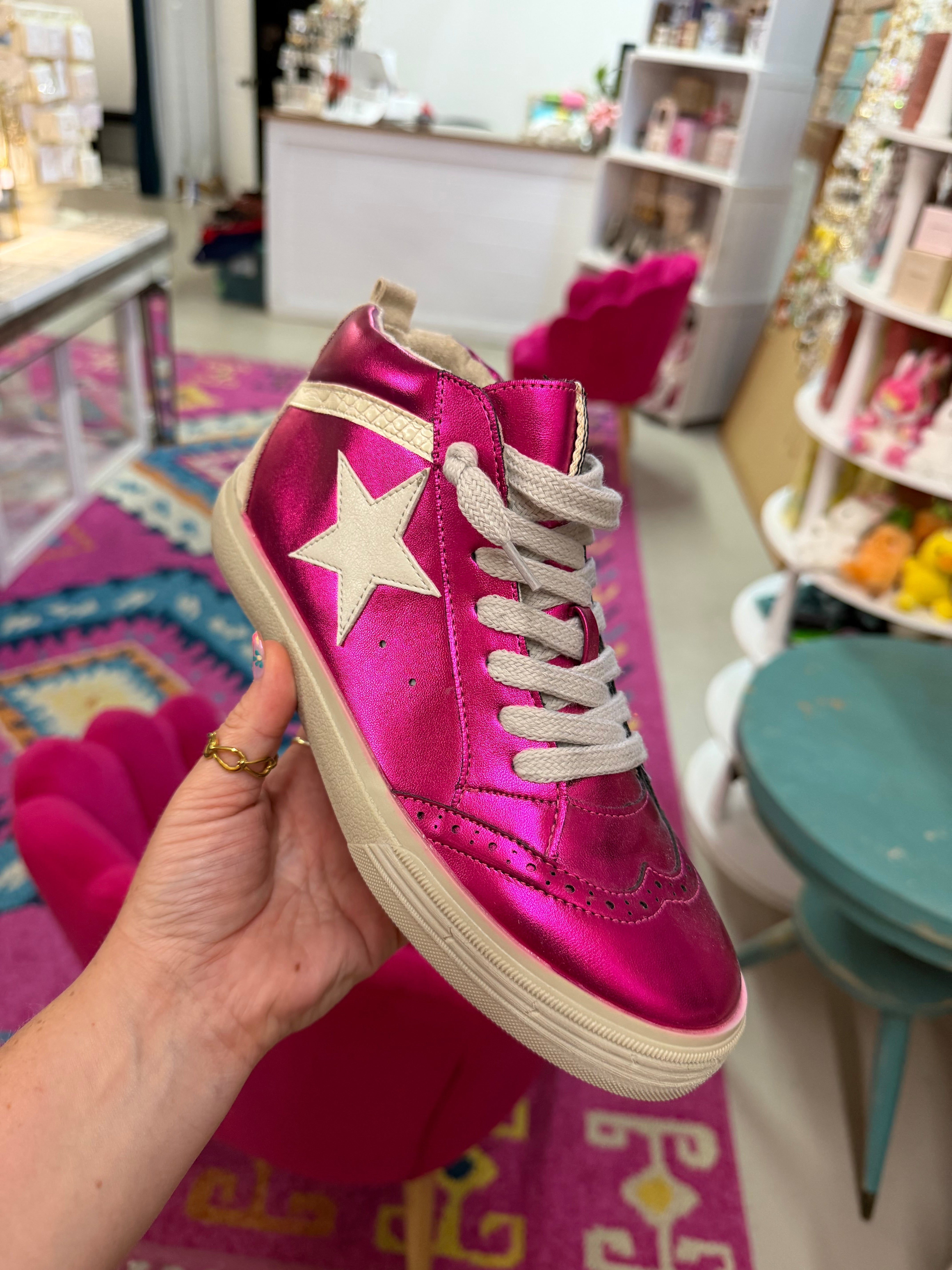 Metallic Miranda Sneaker – The Teal Gypsy Boutique